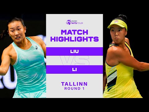 Claire Liu vs. Ann Li | 2022 Tallinn Round 1 | WTA Match Highlights ...