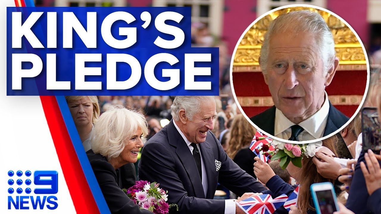 King Charles III speaks in Belfast following death of Queen Elizabeth ...