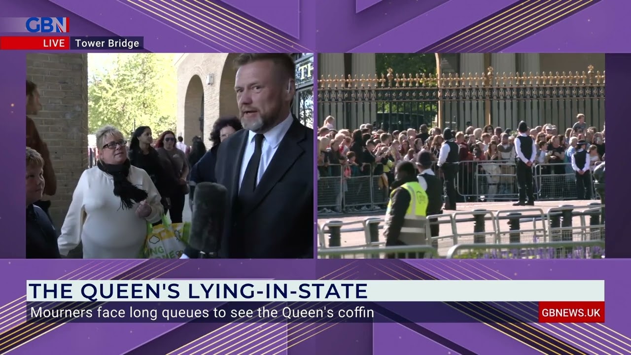 Jeff Moody reports from The Queue as he passes Tower Bridge - The ...
