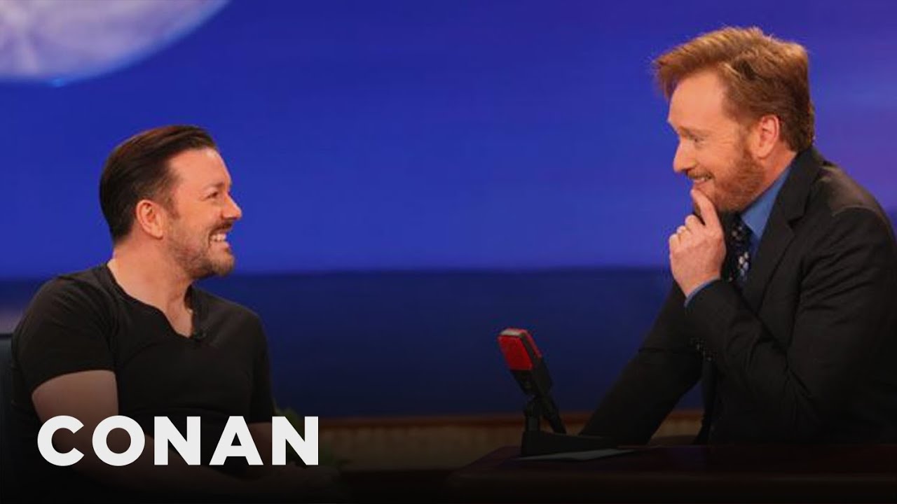 Ricky Gervais Lists The Late Night Hosts He'd Like To Interview | CONAN ...