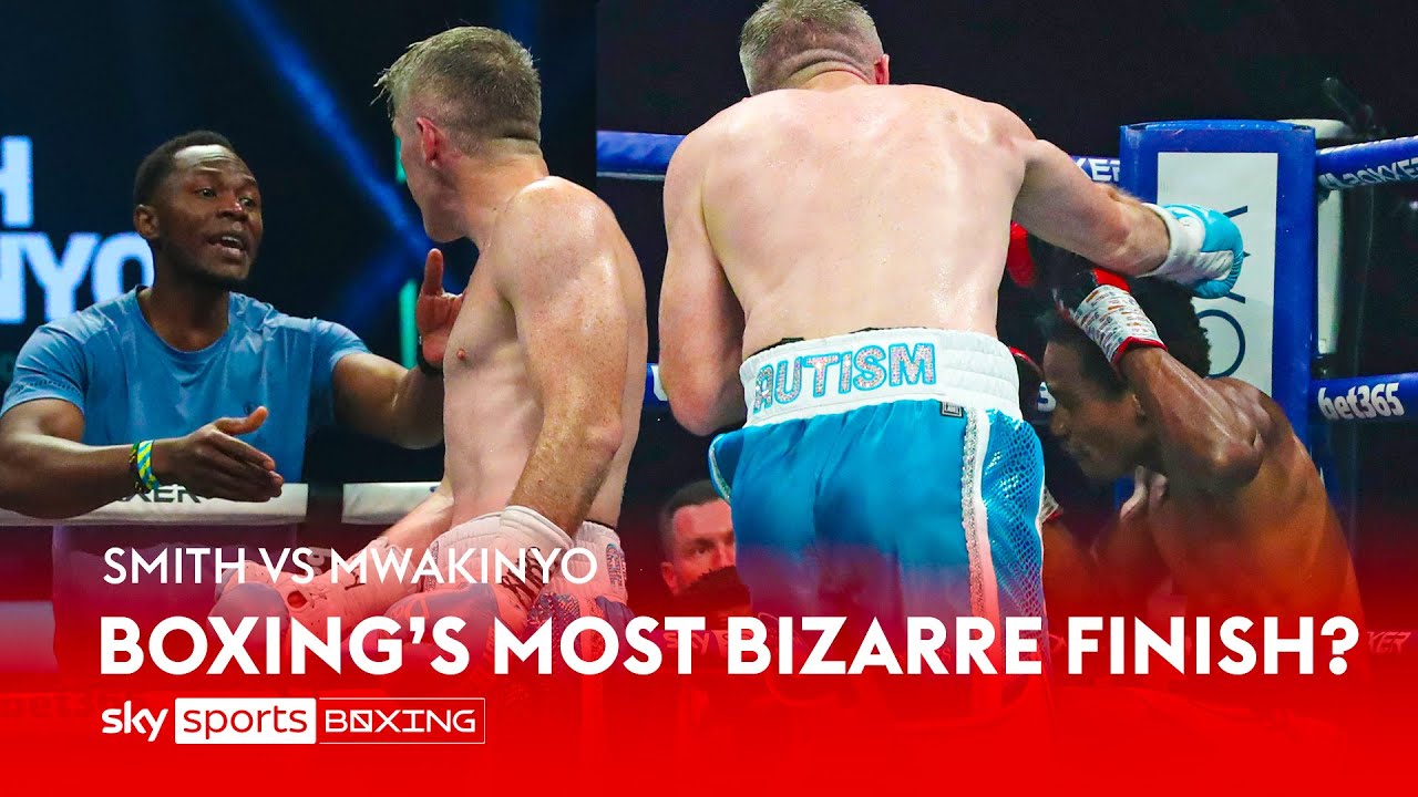 Boxing's most bizarre finish? | Liam Smith beats Hassan Mwakinyo in the ...