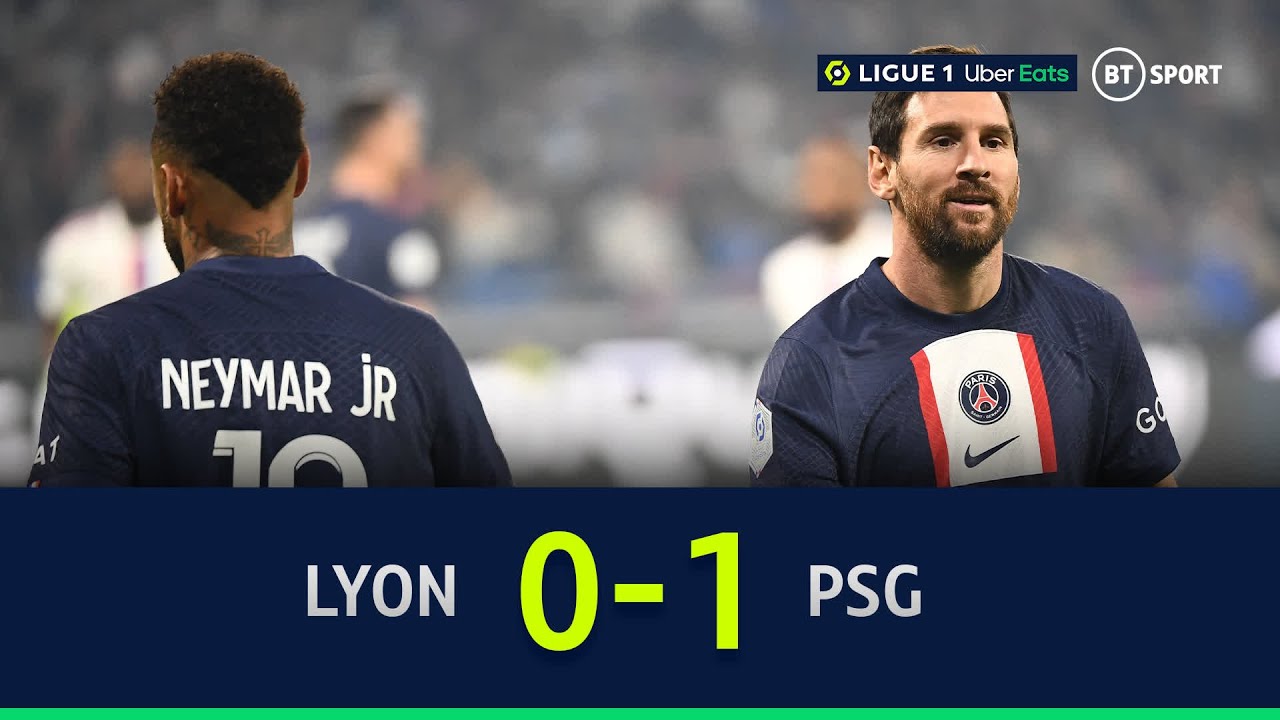 Lyon v PSG (0-1) | Messi & Neymar combine to produce the match-winner | Ligue 1 Highlights - The ...