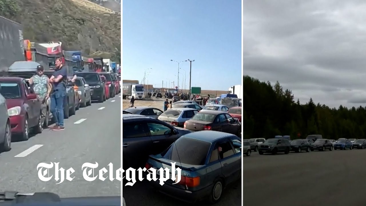 Mass Russian exodus after Putin's mobilisation order - The Global Herald