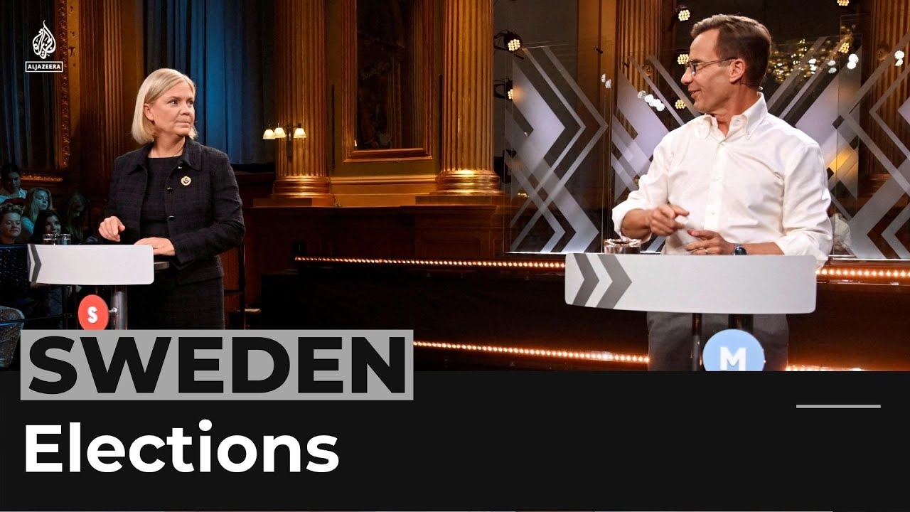 Sweden's ruling left-wing coalition in tight race with right-wing party ...