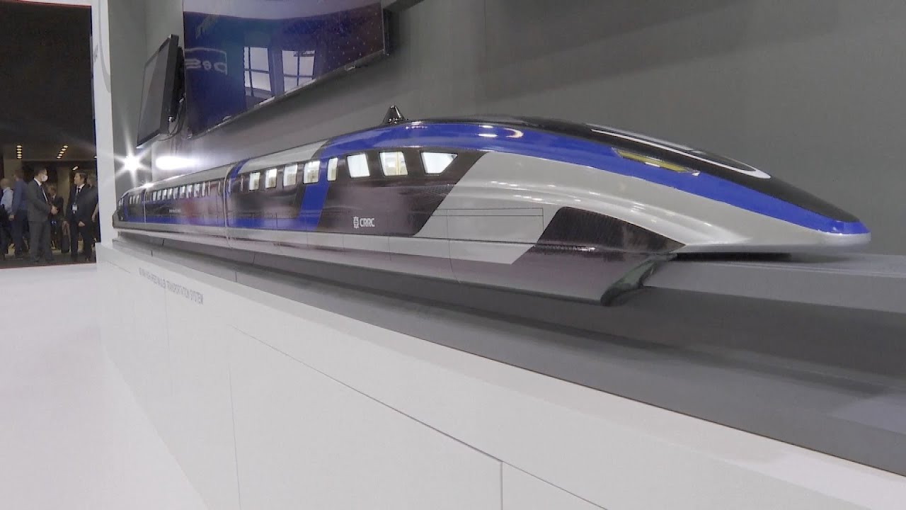 China's high-speed maglev transportation system debuts at German ...
