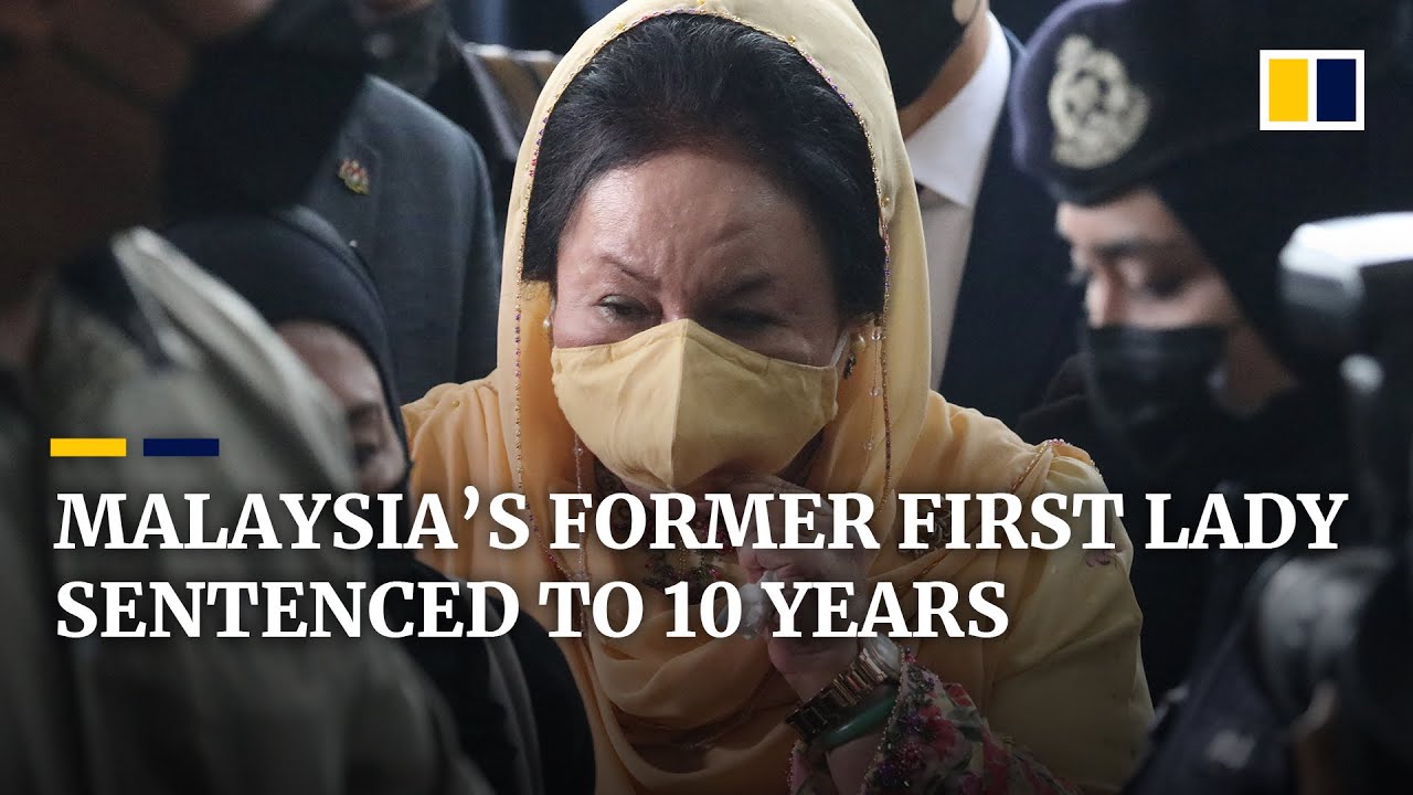 Malaysia's former first lady sentenced to 10 years in jail for bribery ...