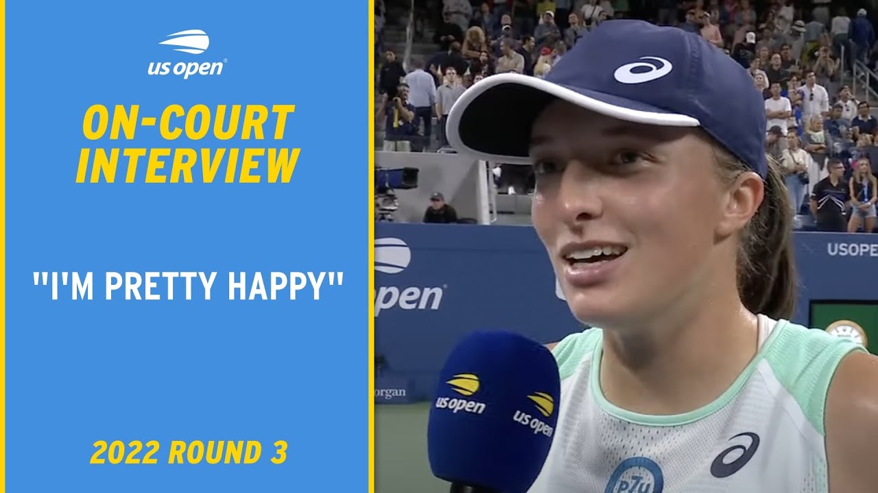 Iga Swiatek On-Court Interview | 2022 US Open Round 3 - The Global Herald