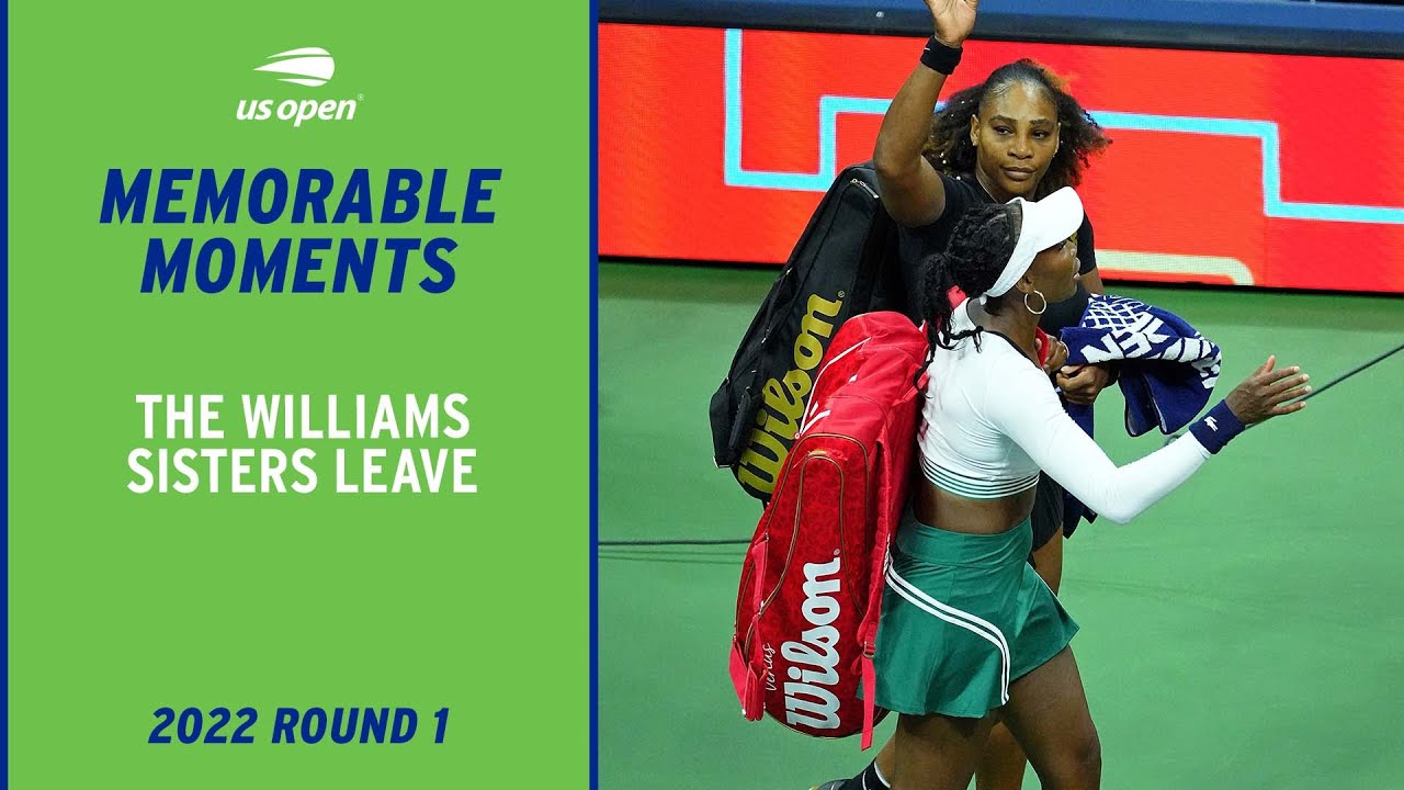 Serena and Venus Williams Leave Arthur Ashe | 2022 US Open - The Global ...