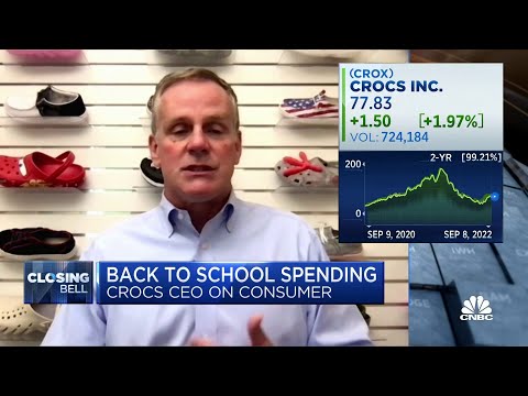 Back-to-school purchases have invigorated business, says Crocs CEO ...