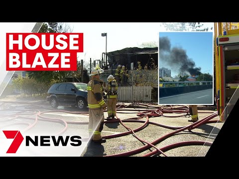 Abandoned Woolloongabba house crime scene after mysterious blaze ...