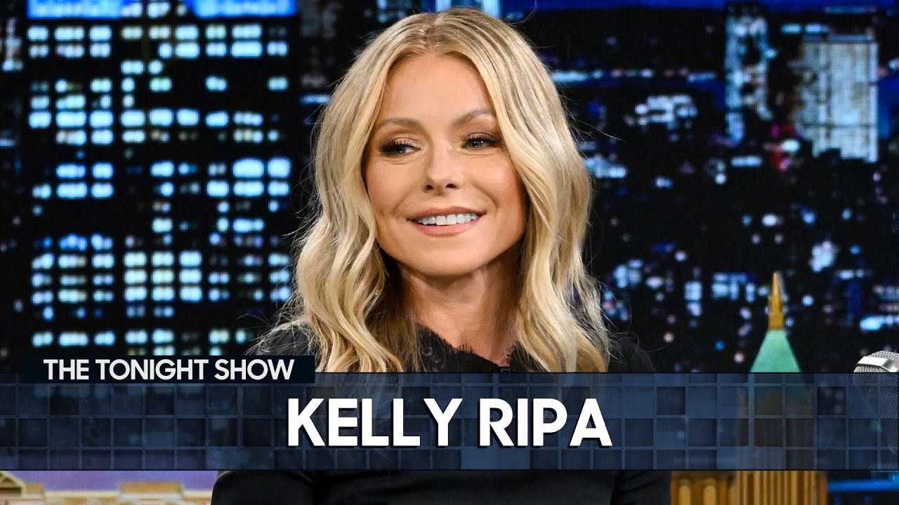 Kelly Ripa Explains Why She Passed Out While Making Love to Mark Consuelos | The Tonight Show ...