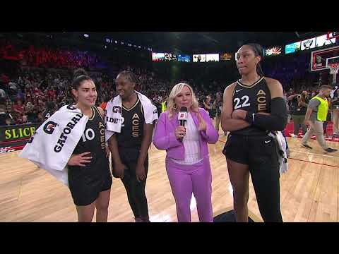 A'ja Wilson, Chelsea Gray and Kelsey Plum detail Aces 'well-balanced' Game 2 win | WNBA on ESPN ...