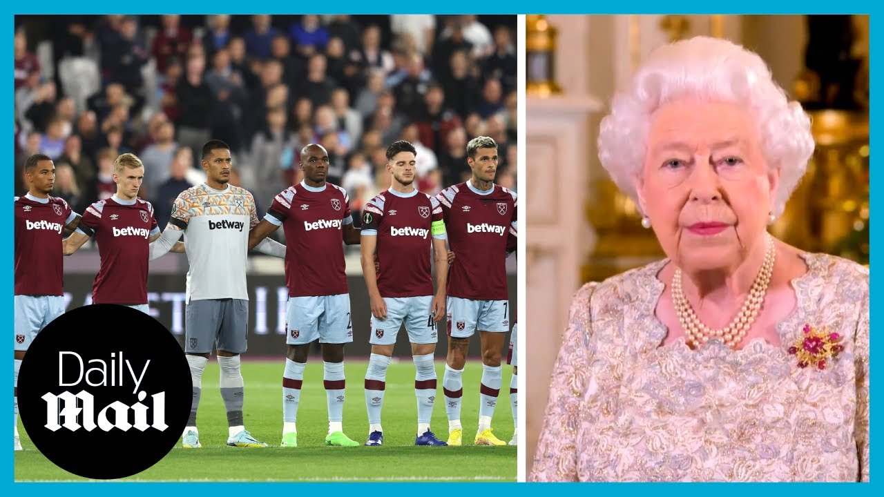 Queen Elizabeth dies: West Ham fans sing God Save The Queen in tribute ...