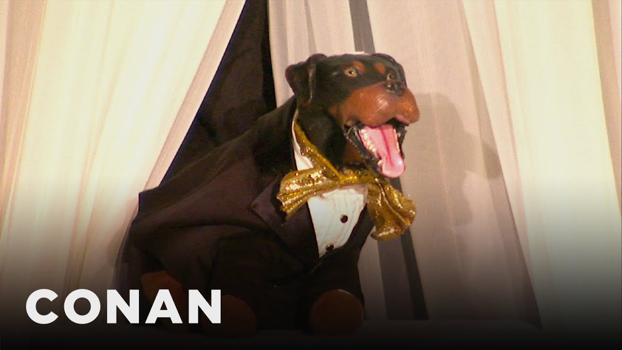 Triumph Crashes The World's Most Expensive Dog Wedding | CONAN on TBS ...