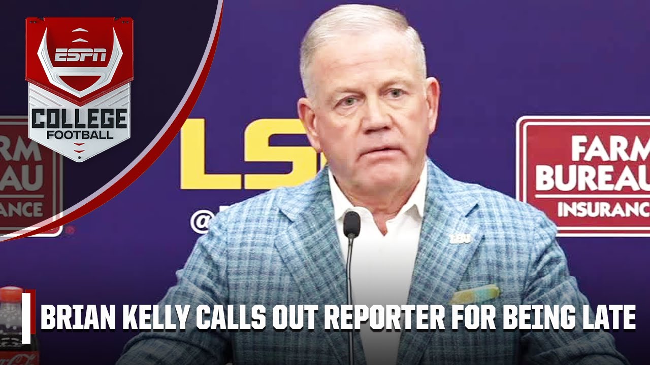 Reporter throws shade at Brian Kelly after being called out for being ...
