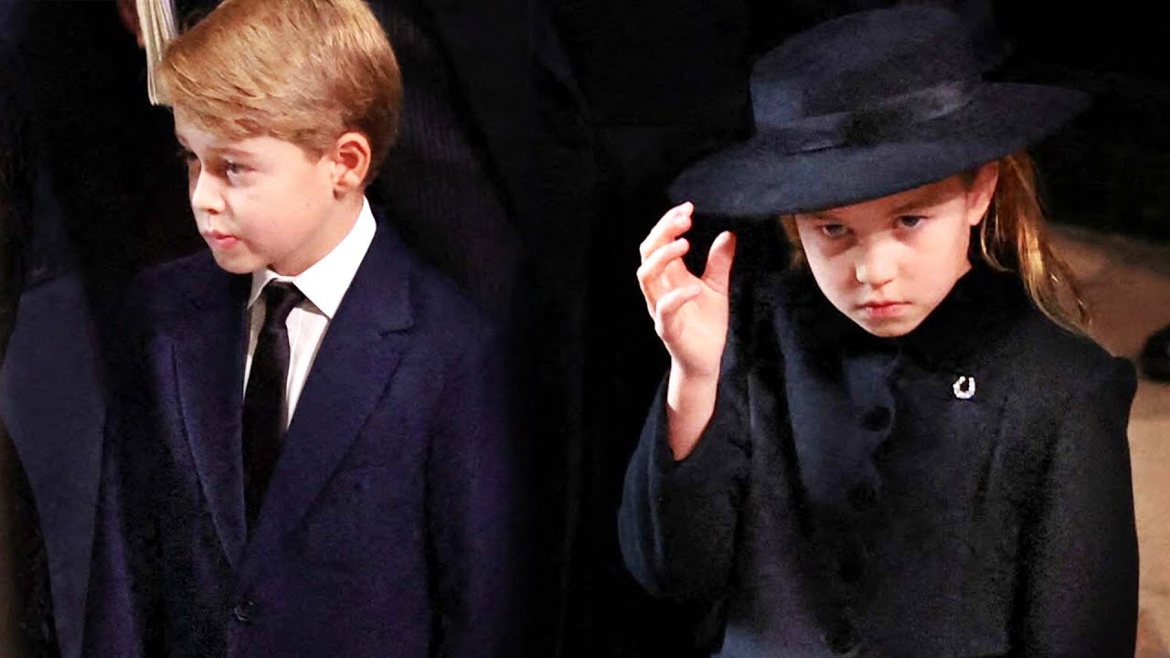 Prince George and Princess Charlotte Attend Queen Elizabeth's Funeral ...