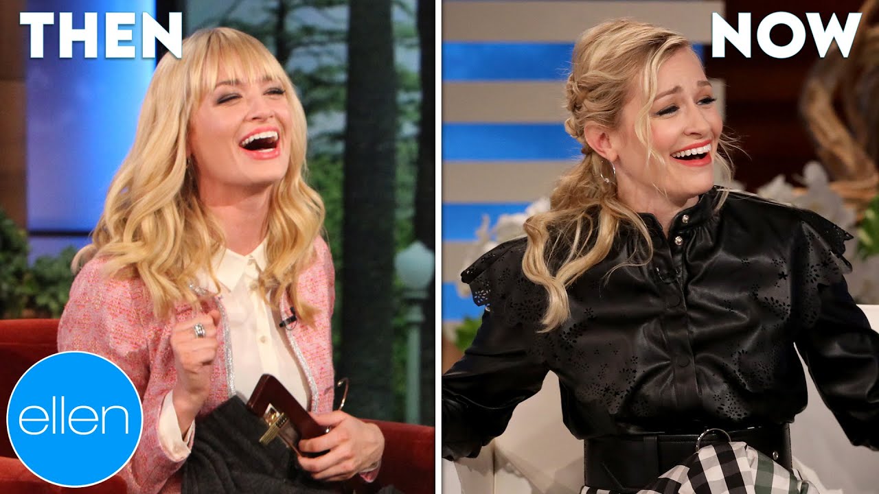 Then and Now: Beth Behrs' First and Last Appearances on 'The Ellen Show ...