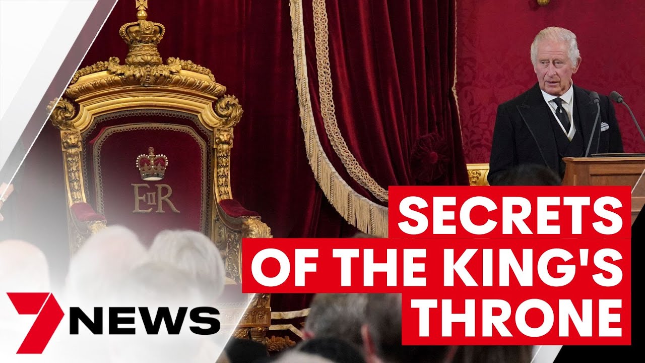 Secrets of the King's throne and its Australian links | 7NEWS - The ...