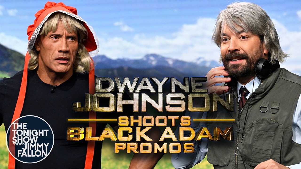 Dwayne Johnson Shoots Black Adam Promos Like a Vampire, Southern Belle ...