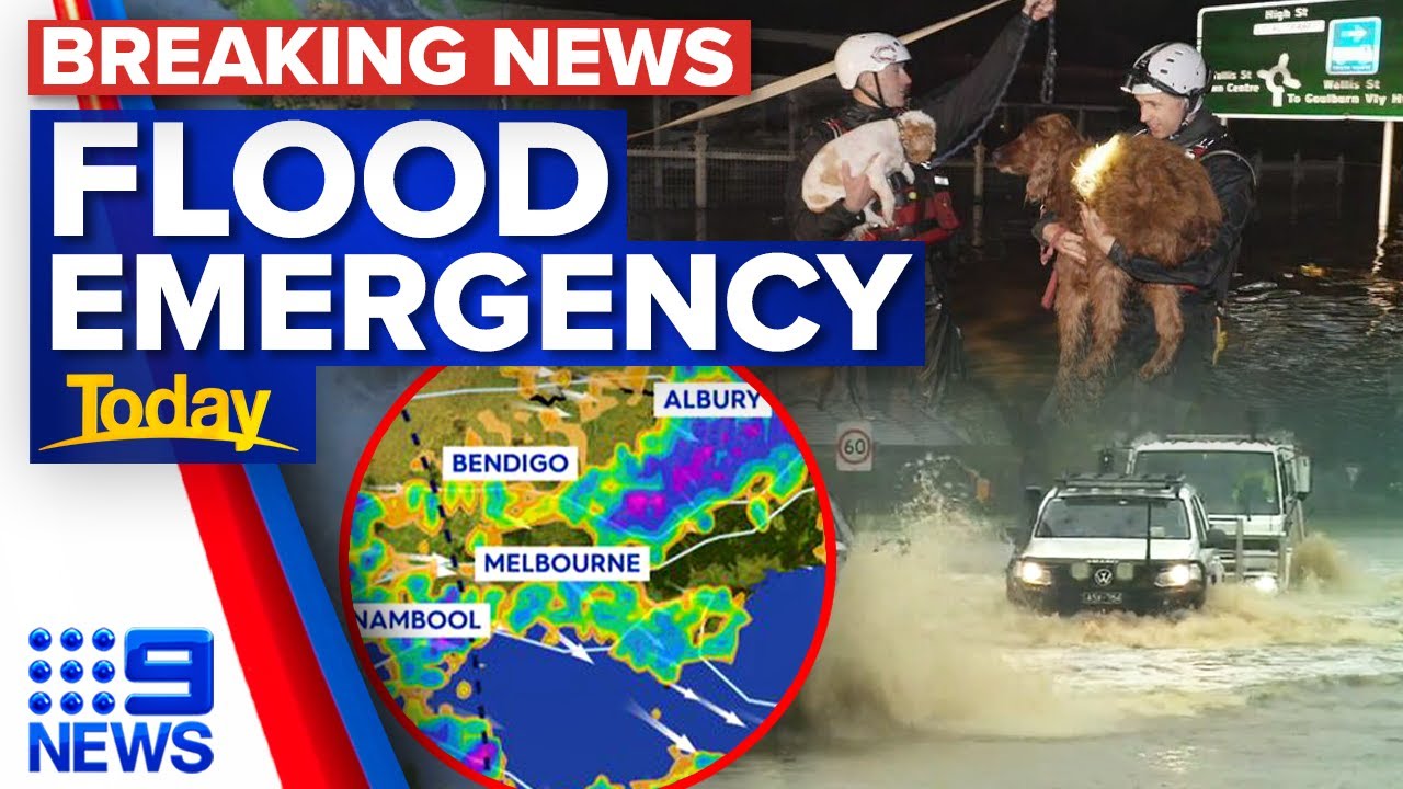 Melbourne streets underwater as Victoria faces flood emergency ...