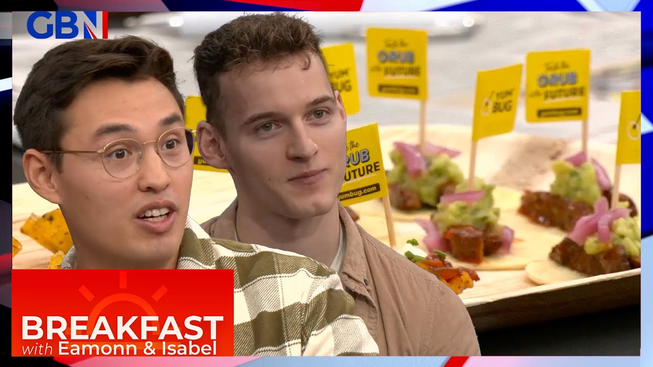 Edible insects?!: Aaron Thomas and Leo Taylor from Yum Bug explain the benefits of eating bugs ...