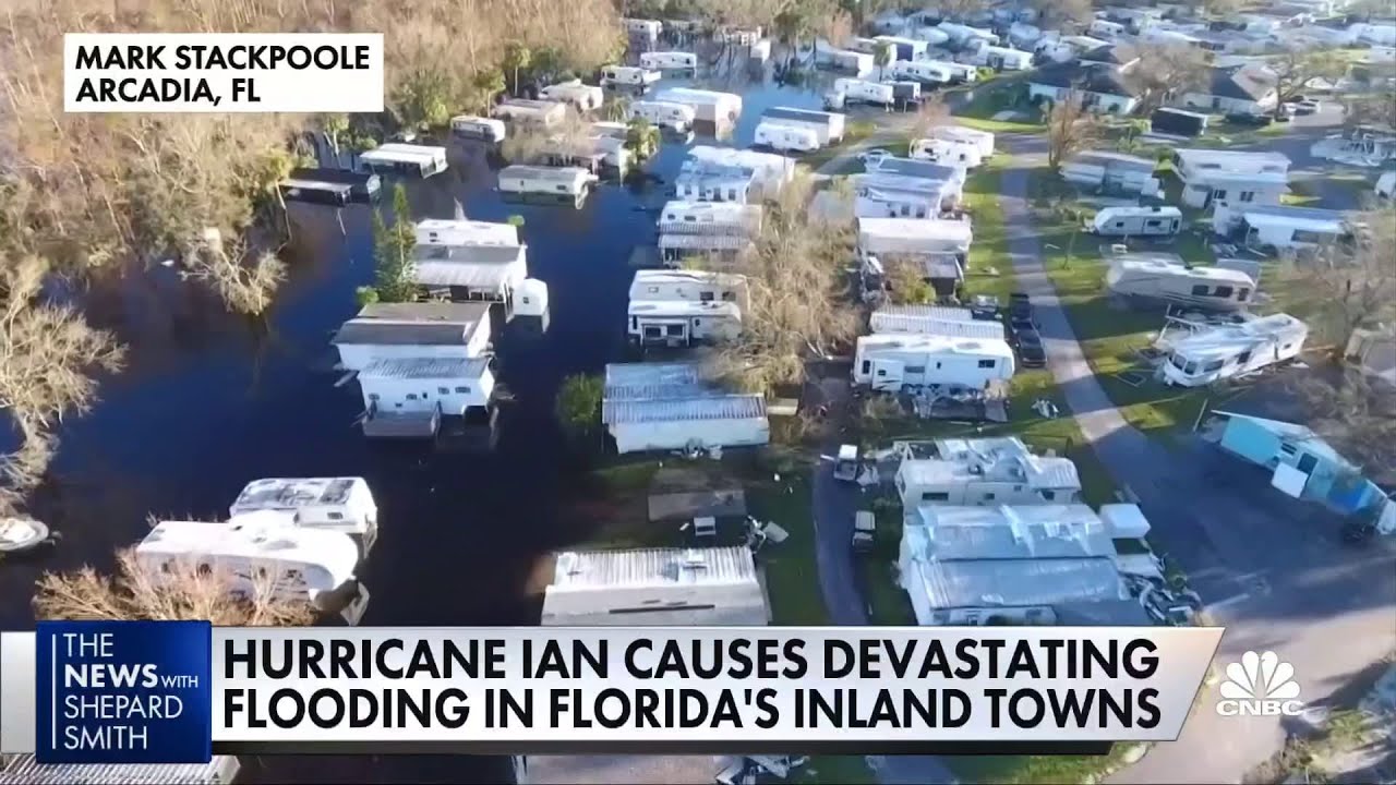 Inland areas in Florida wracked by flooding after Hurricane Ian - The ...