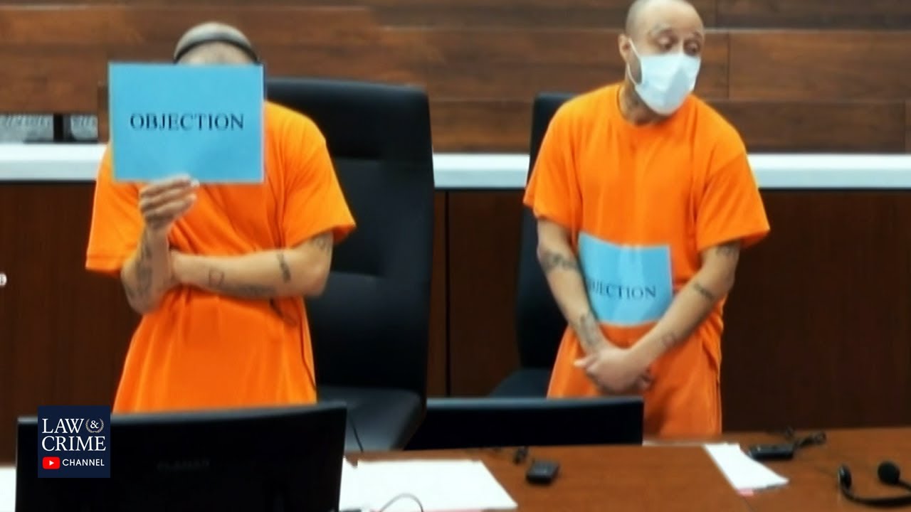 Muted Darrell Brooks Holds Up ‘Objection’ Sign, Puts It in Pants as ...