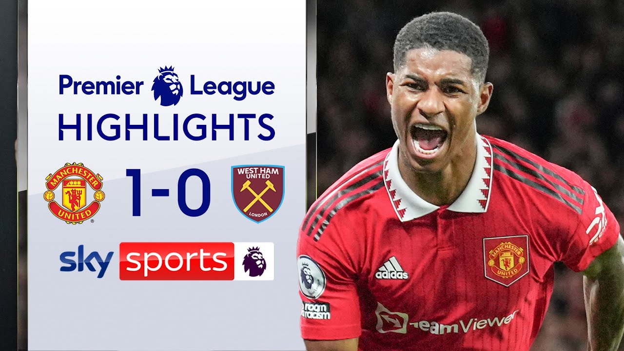 Marcus Rashford scores his 100th goal! | Manchester United 1-0 West Ham ...