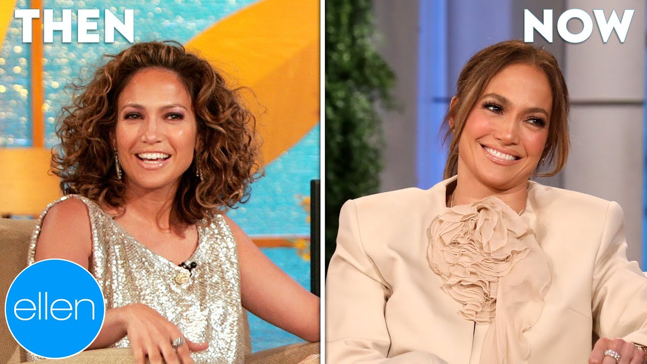 Then and Now: Jennifer Lopez's First and Last Appearances on 'The Ellen ...