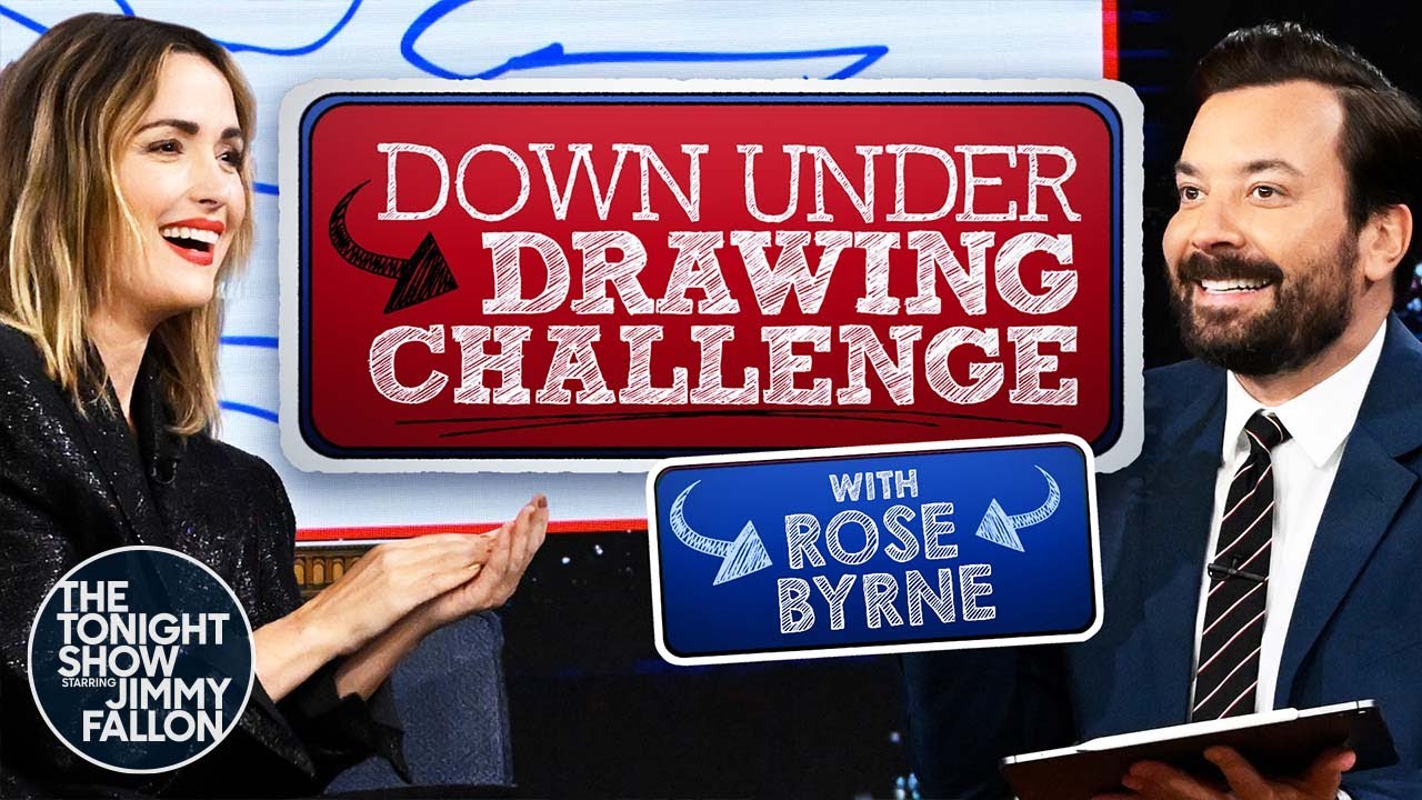 Down Under Drawing Challenge with Rose Byrne in Partnership with ...