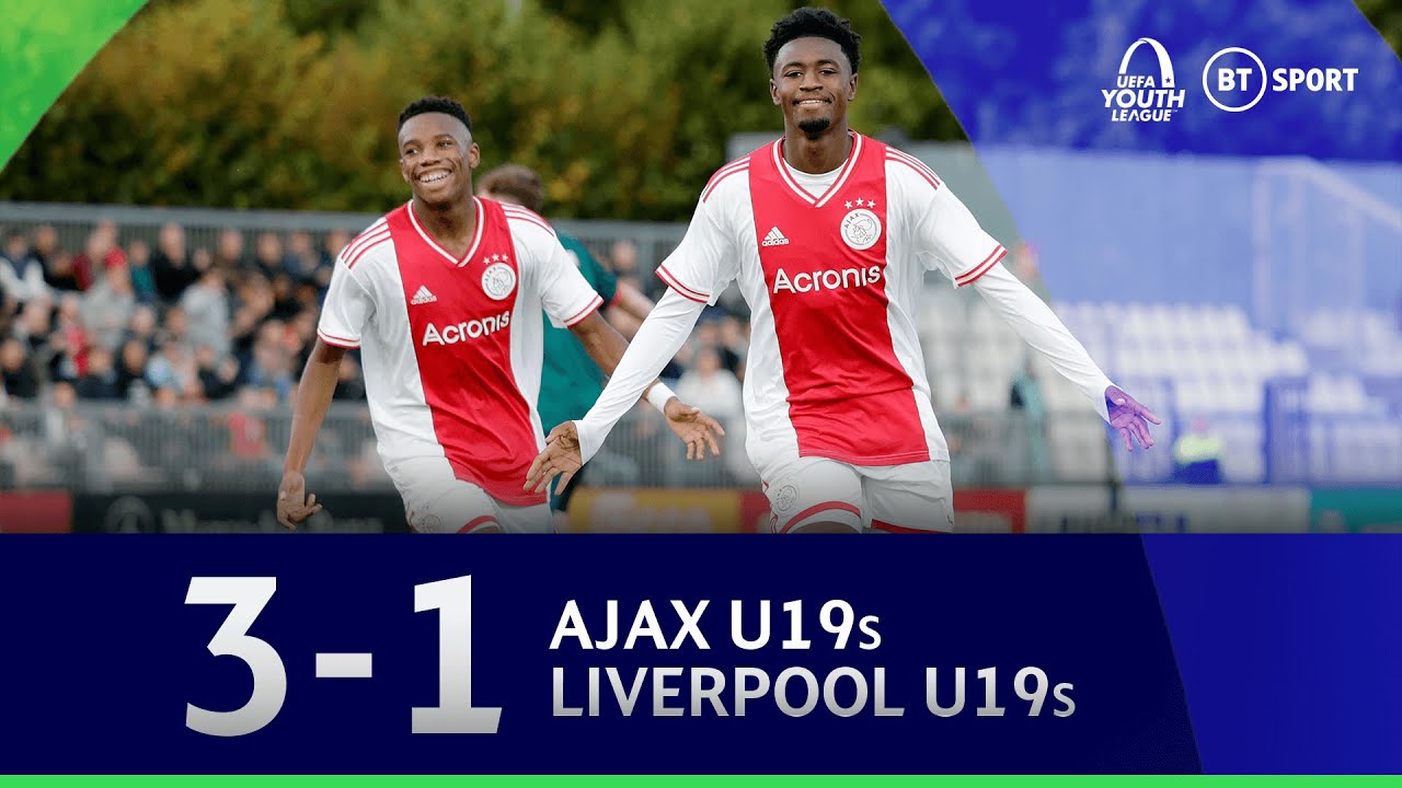 Ajax U19s vs Liverpool U19s (3-1) | Hosts edge fiery encounter ...