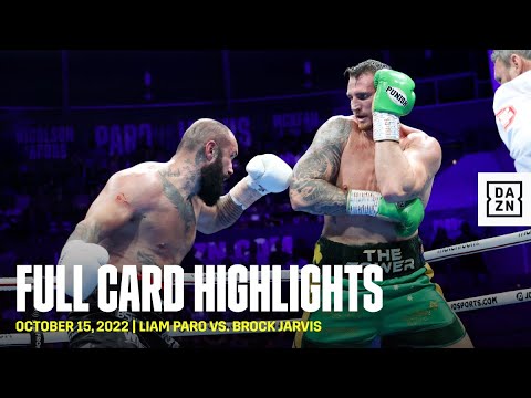 FULL CARD HIGHLIGHTS | Liam Paro vs. Brock Jarvis - The Global Herald