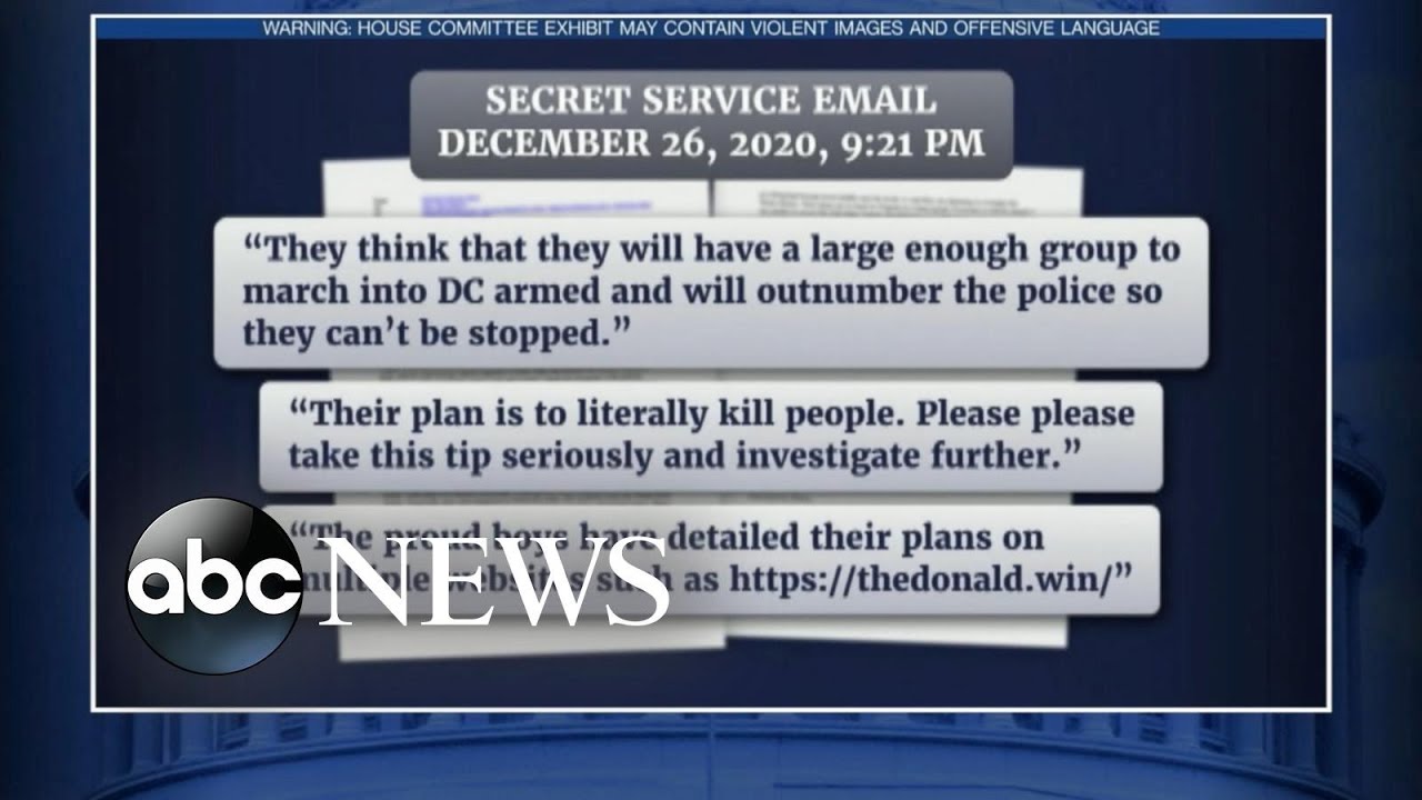 Secret Service documents presented by Jan. 6 committee - The Global Herald