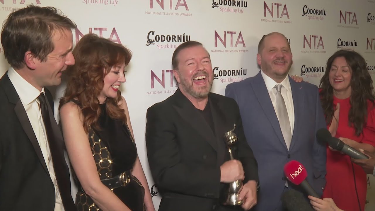 NTAs 2022: Best Comedy winners Ricky Gervais and After Life cast ...