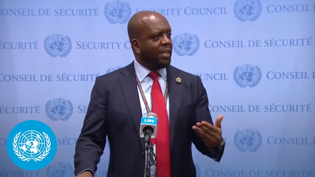 Kenya on Colombia's peace process -Security Council Media Stakeout (12 ...