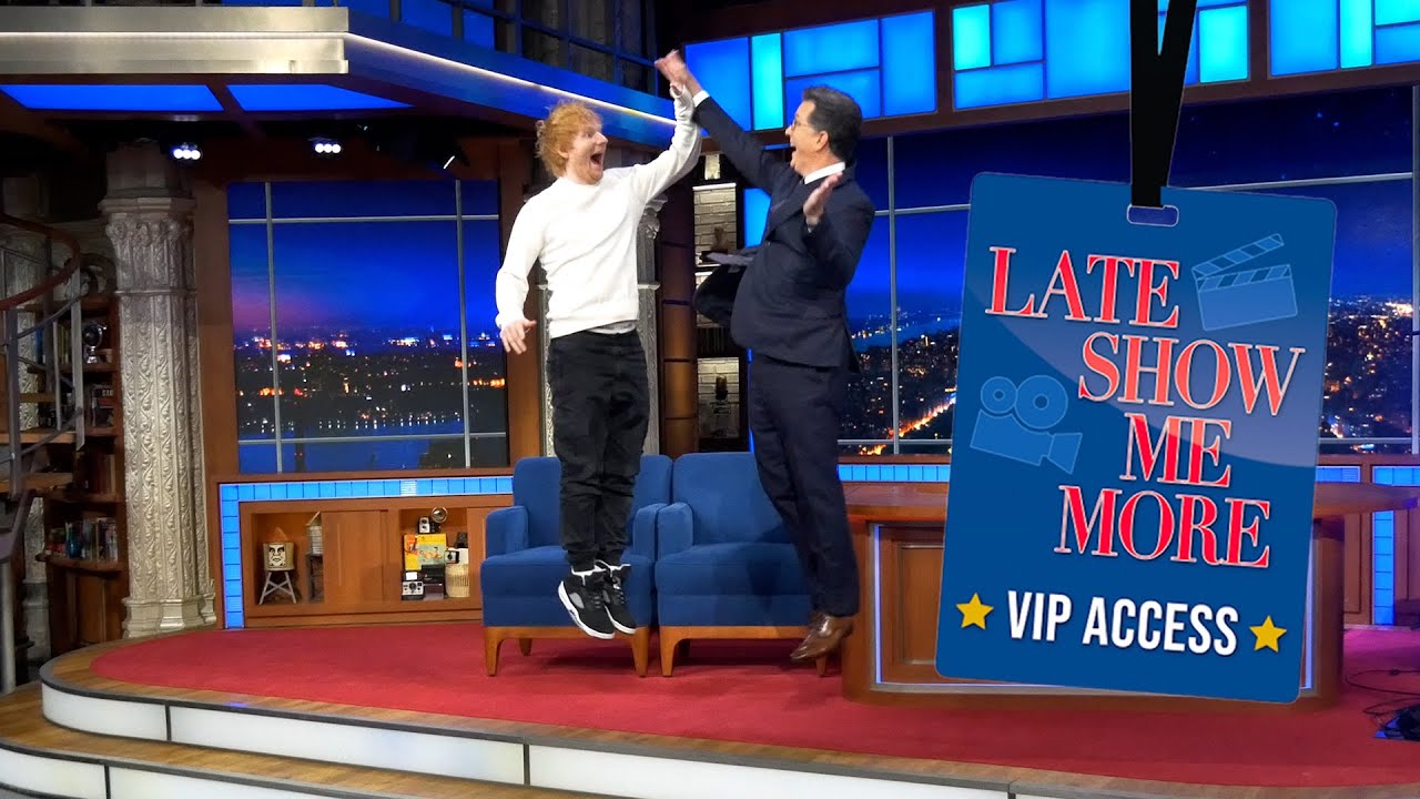 Late Show Me More: Backstage with Ed Sheeran! - The Global Herald