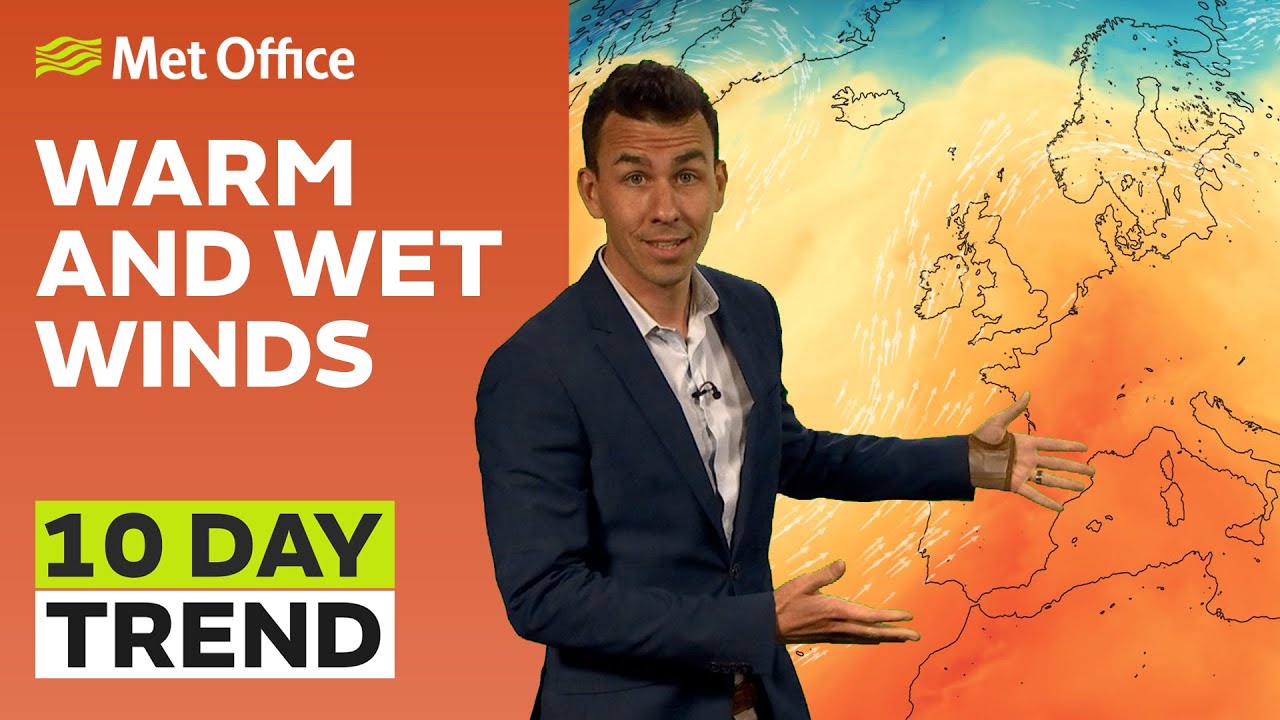 10 Day trend 25/10/22 – Warm winds, wet in the west – Met Office UK ...