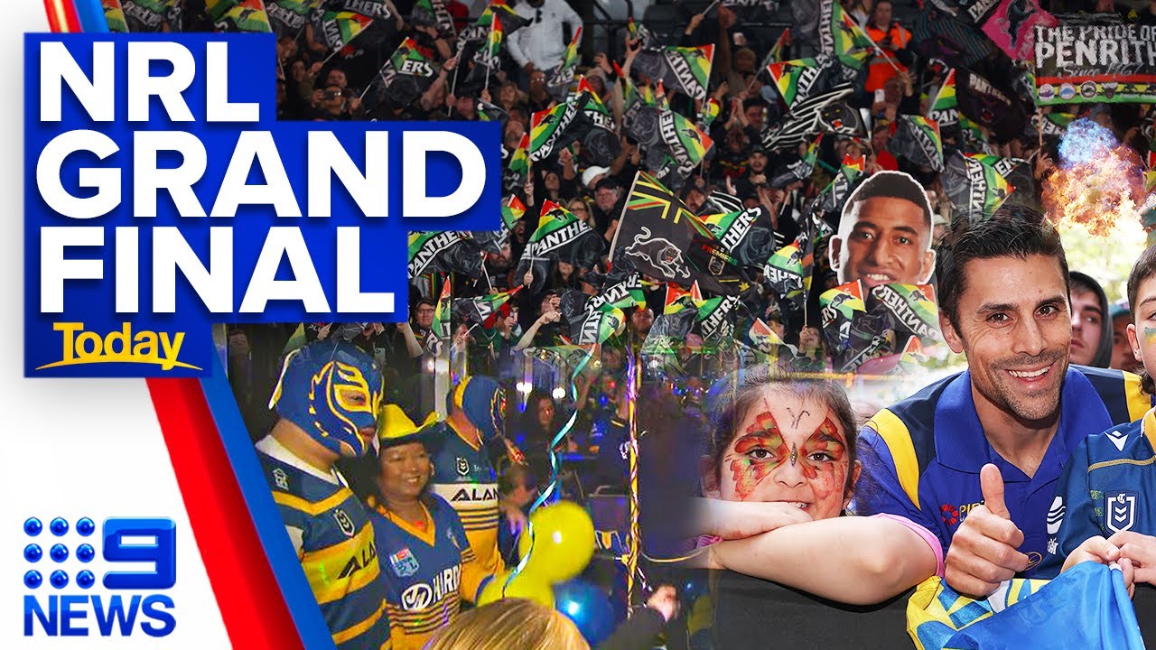 'Here to celebrate': NRL fans painting Sydney blue, gold and black | 9 ...
