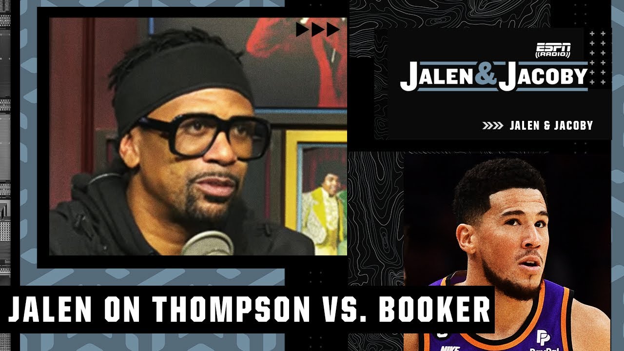 Jalen: Devin Booker is supposed to take it personal that Klay Thompson ...