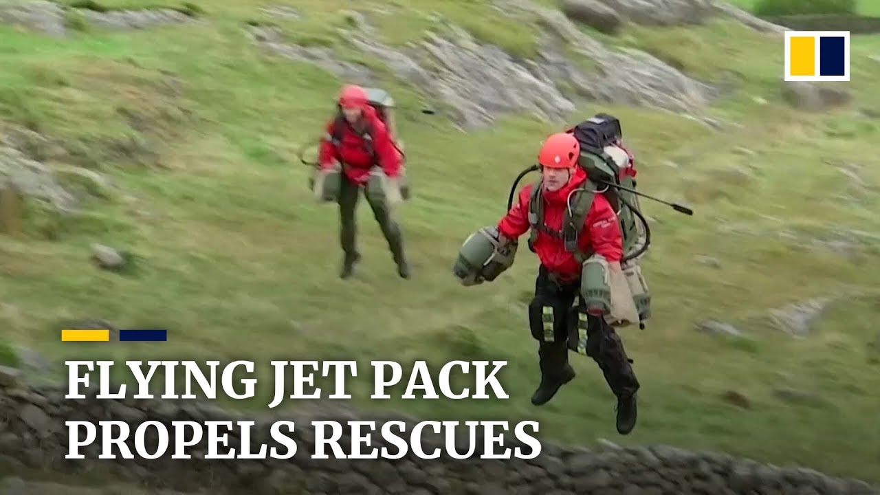 Flying jet pack propels British paramedics into quicker rescue ...