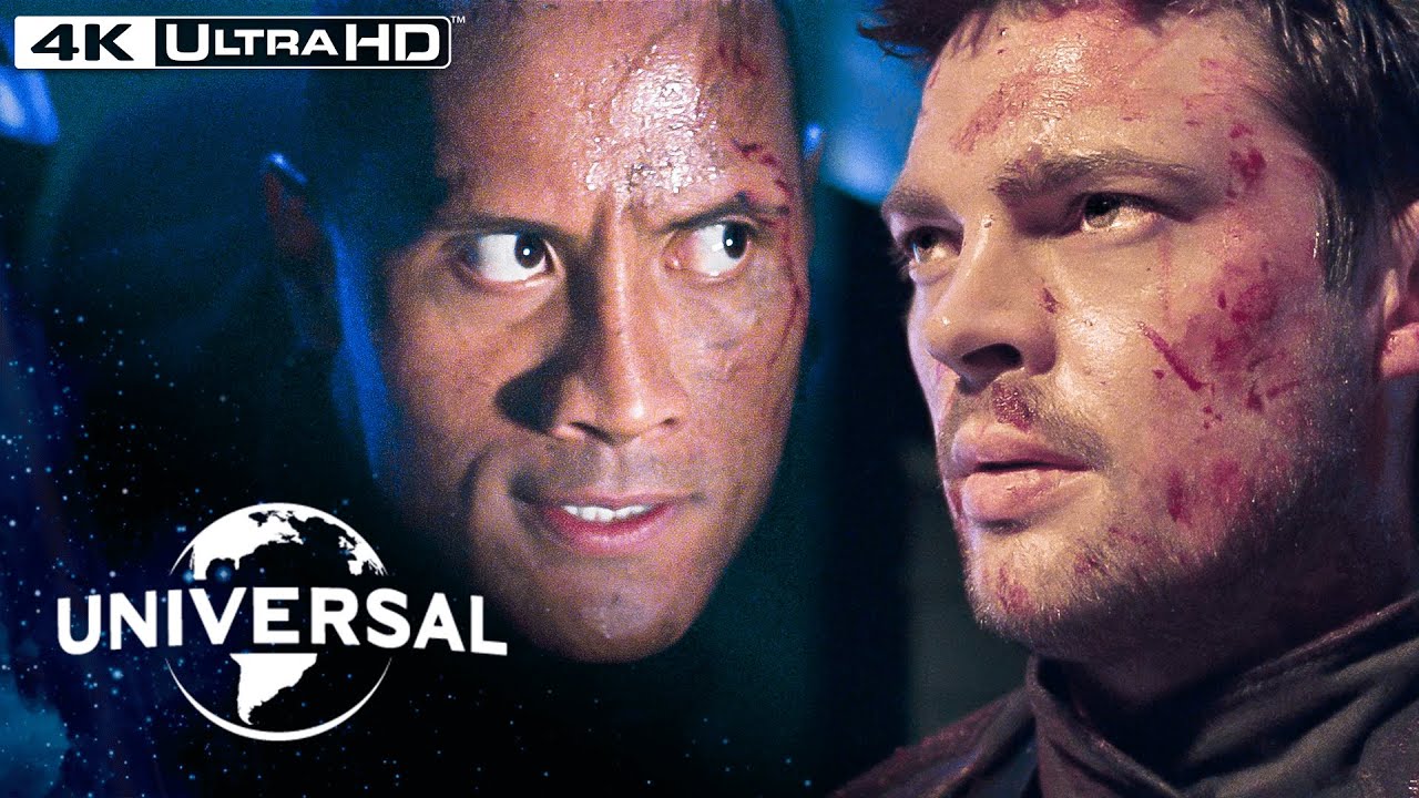 Doom | Dwayne Johnson vs. Karl Urban | First-Person Shooter Scene in 4K ...