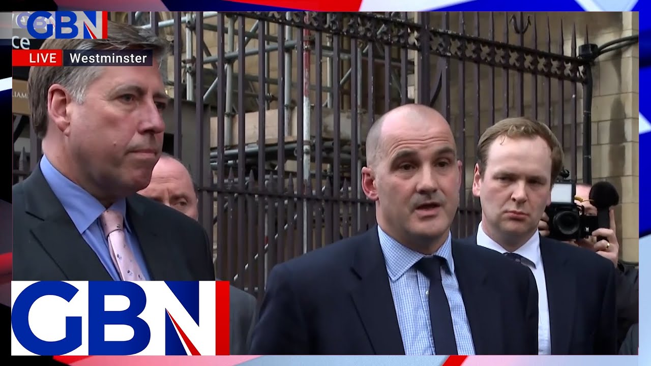 Sir Graham Brady and Jake Berry make a statement following the ...