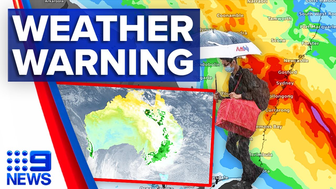 NSW bracing for heavy rain and flooding | 9 News Australia - The Global ...