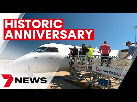 Qantas celebrates 100 years since its first passenger flight | 7NEWS ...