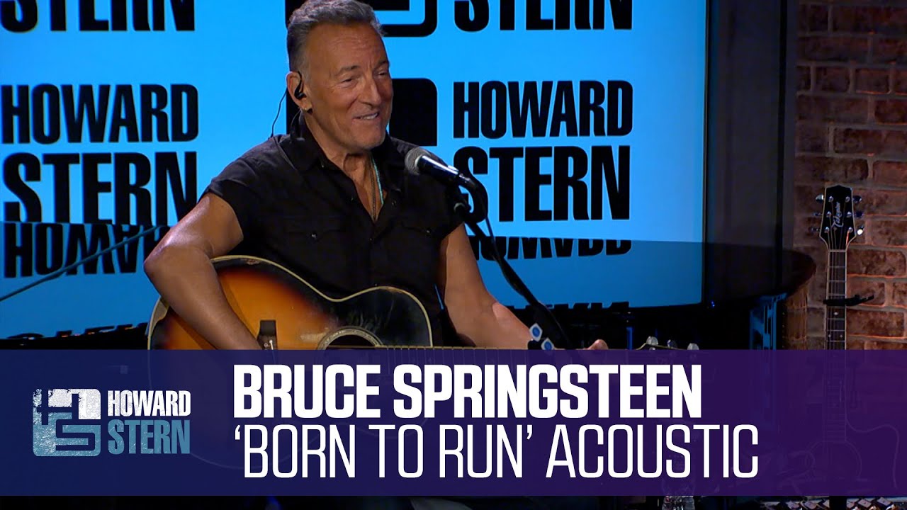 Bruce Springsteen “Born to Run” Acoustic on the Stern Show - The Global ...