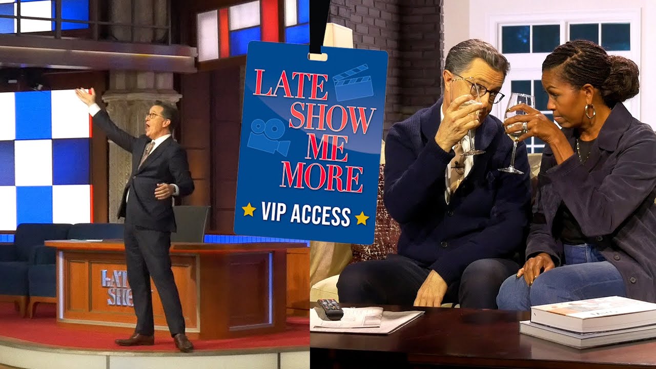 Late Show Me More: Backstage with Michelle Obama! - The Global Herald