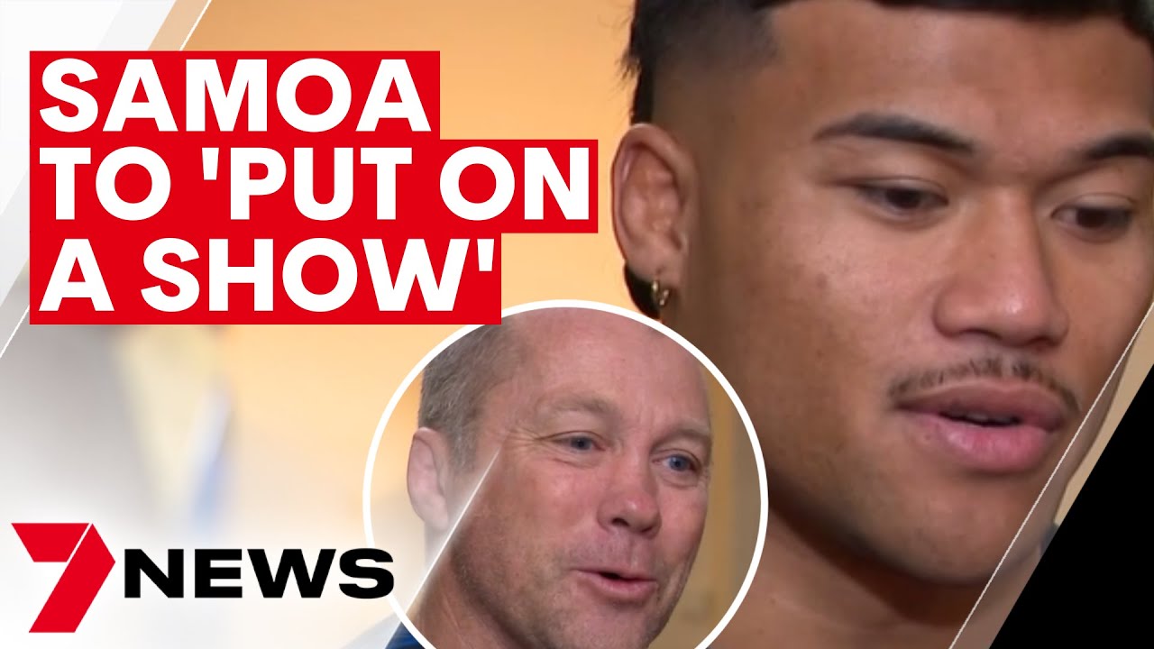 Samoan rugby league star Brian To'o speaks to media before the Rugby ...