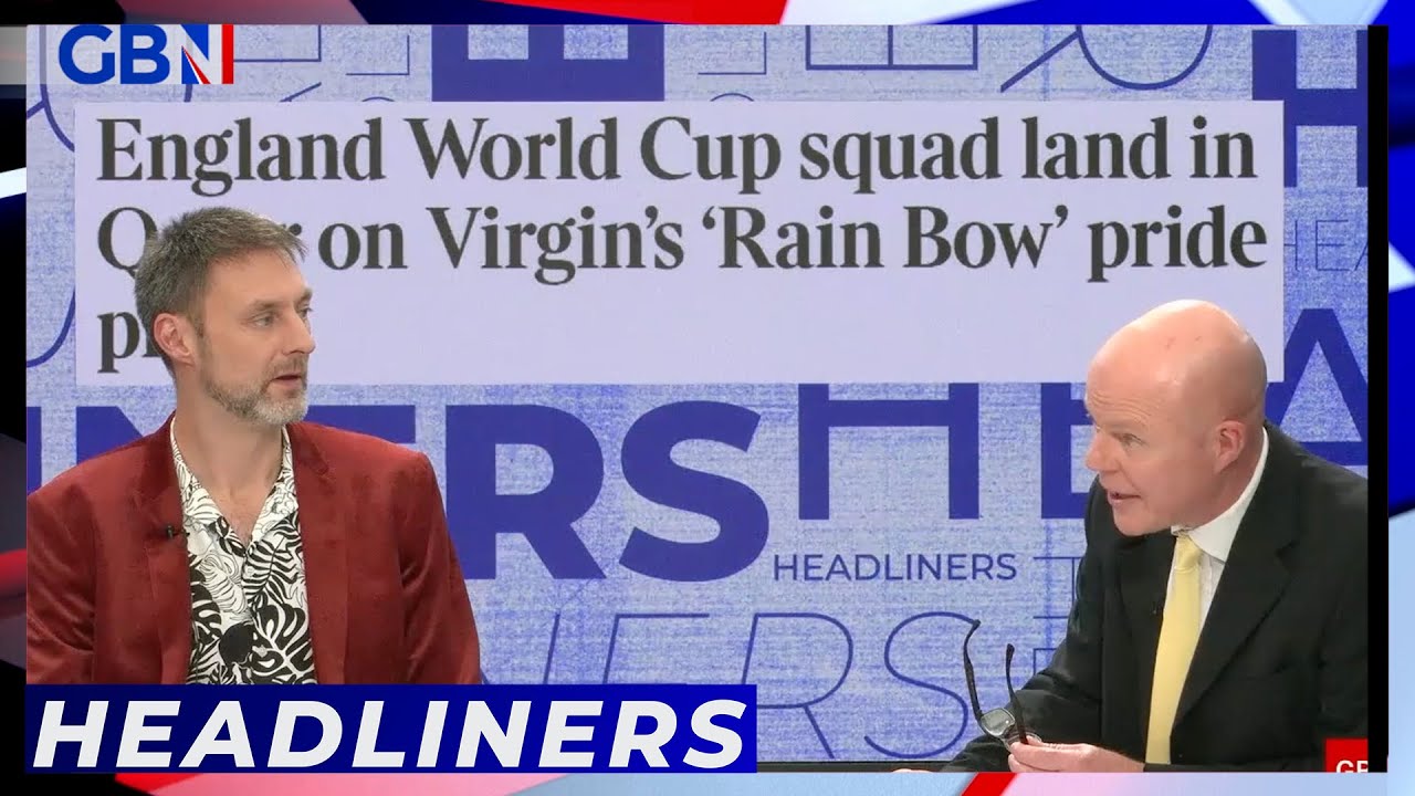 Headliners: England World Cup squad land in Qatar on Virgin's 'Rain Bow ...