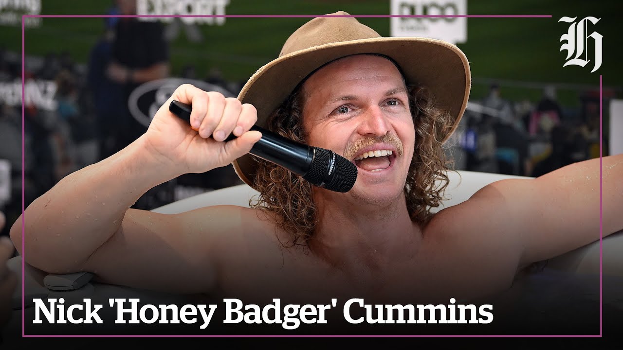 Nick 'Honey Badger' Cummins' hilarious interview ahead of T20 clash ...