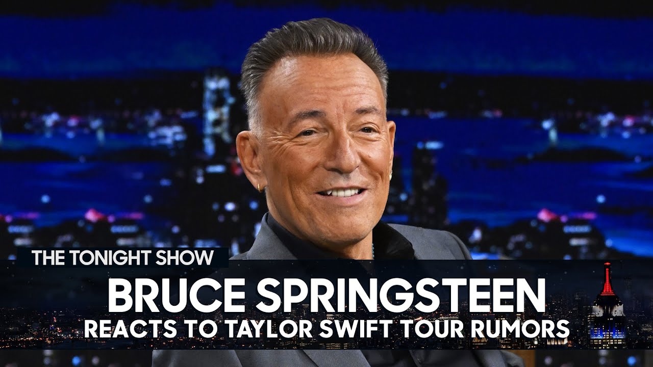 Bruce Springsteen Reacts to Taylor Swift Tour Rumors | The Tonight Show ...